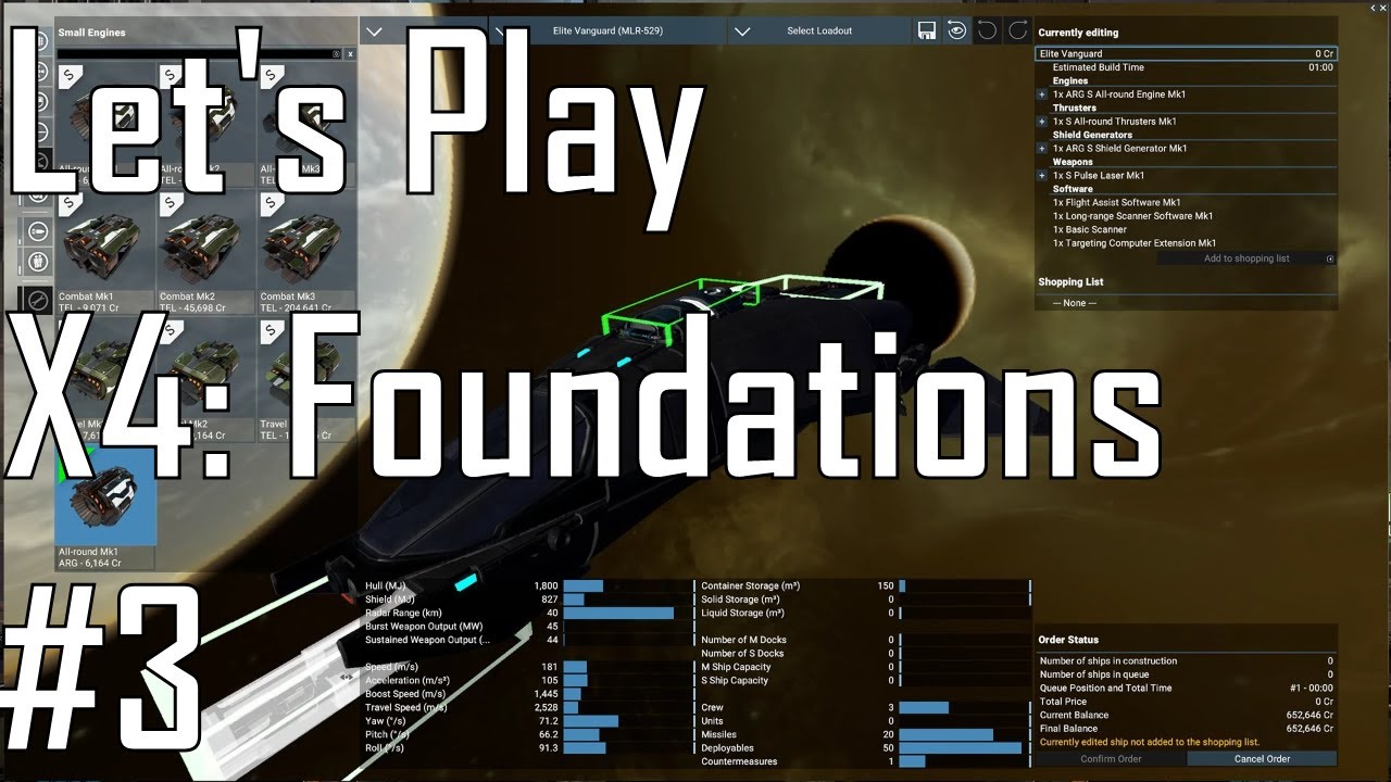 X4: Foundations - Upgrades and Repairs - Let's Play Entry 3/10 - YouTube