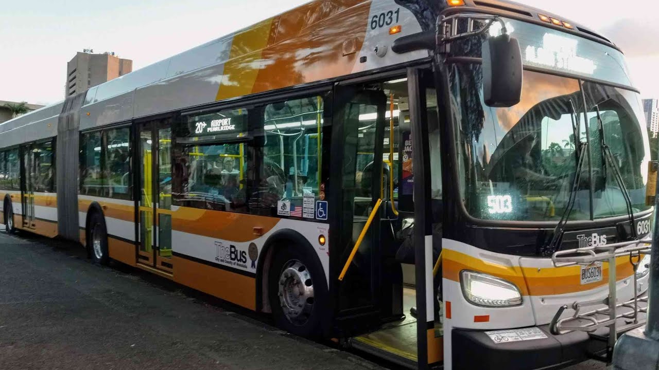 TheBus Honolulu (HI) Route 20 Airport - Pearlridge Bus 6031 [2022 New ...