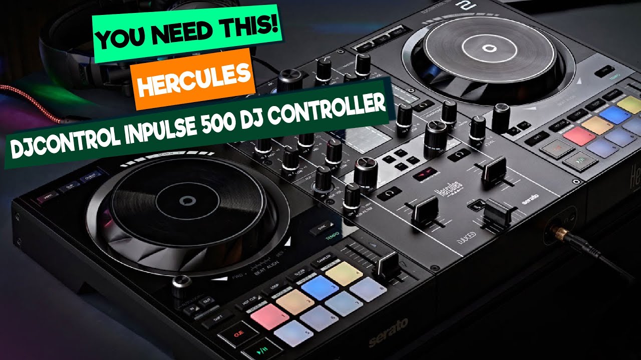 Hercules DJControl Inpulse 500 Review: The Ultimate Beginner-to-Pro DJ ...