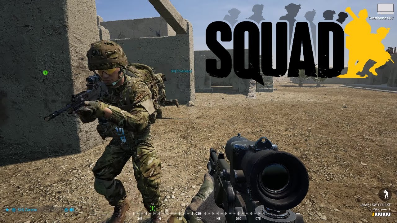Squad Gameplay | UK Sniper (No Commentary) - YouTube