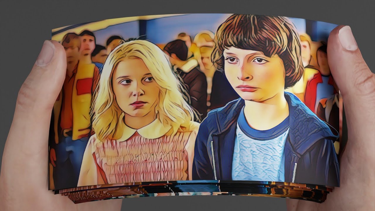 Stranger Things Flipbook | Eleven Make Troy Piss Himself Flipbook 😅😂 ...