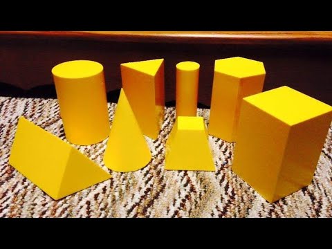 6 easy diy geometric shapes | How to make shapes | shapes chart - YouTube