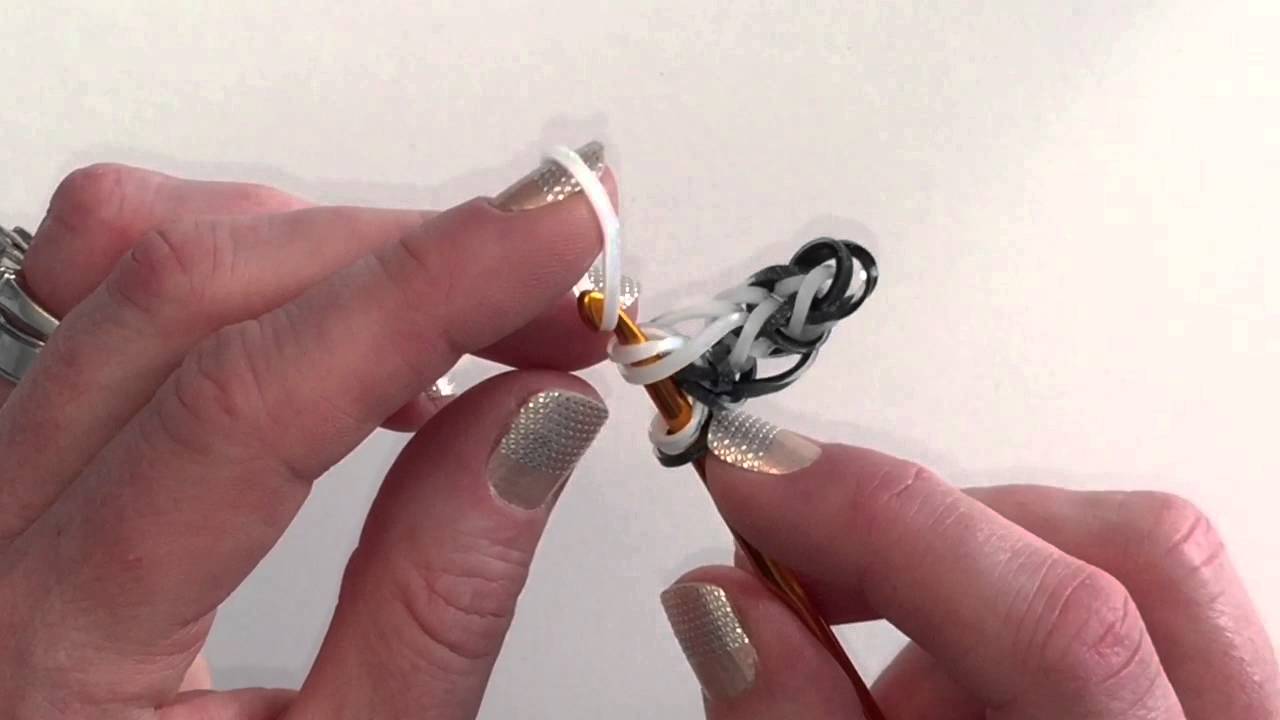 Honeysuckle Braid Hook Only Rainbow Loom Bracelet - YouTube