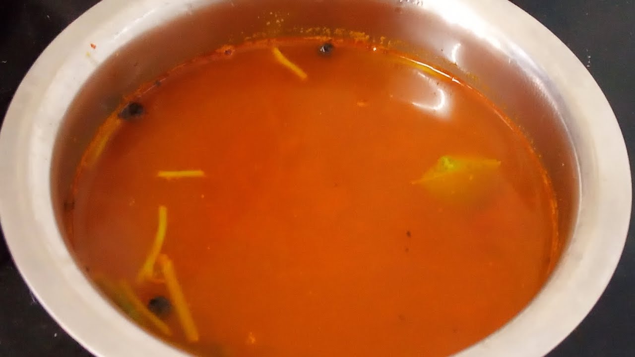 Goddu Rasam recipe 2-4 minutes easy Rasam recipe follow the simple ...