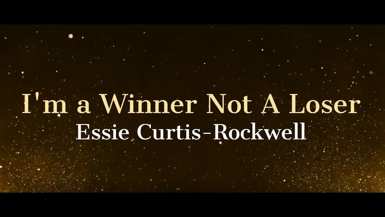 I'm A Winner Not A Loser (Official Lyric Video) - YouTube