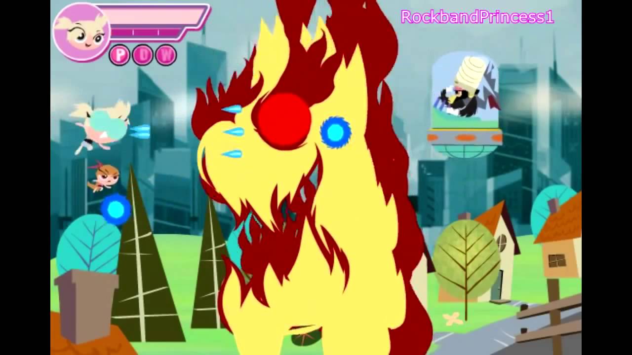 0226 Cartoon Network's Powerpuff Girls Attack Of The Puppy Bots Game ...