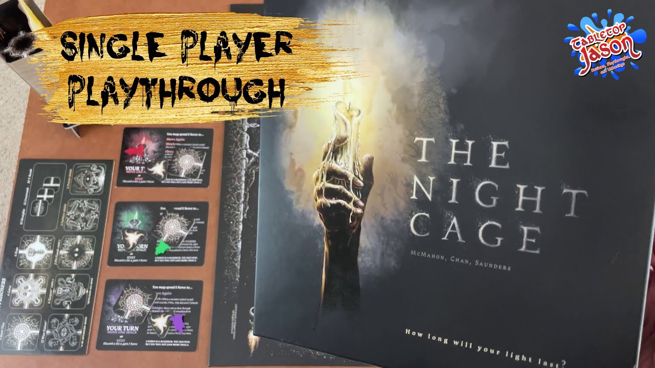 The Night Cage | Single Player Board Game Playthrough - YouTube