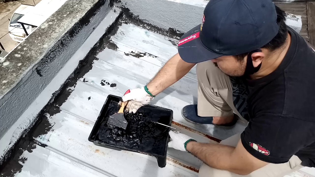 Tutorial cara Tambal rumah bocor - YouTube