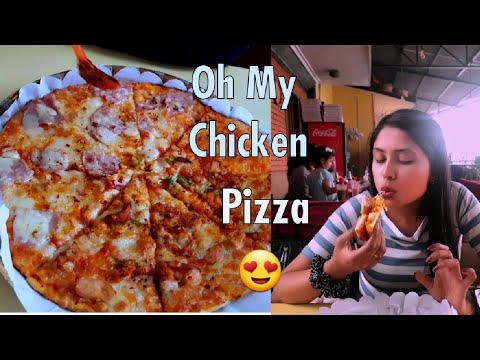 Oh My Chicken Pizza| The largest pizza in town | Food Vlogger | Love to ...