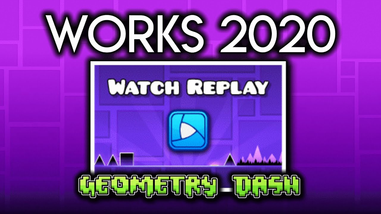 How to use Watch Replay in Geometry Dash WORKING MARCH 2020 IOS ...