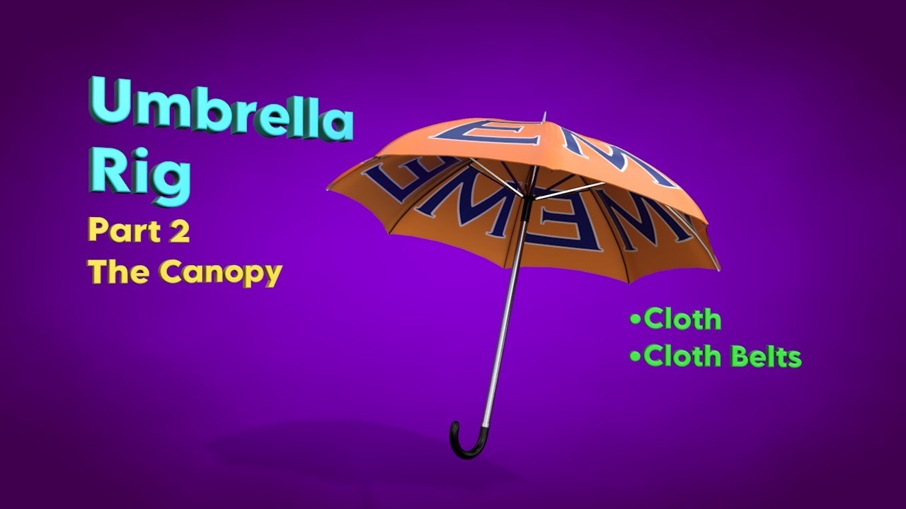 Cinema 4D Multi-Tech Tutorial 30 - Umbrella Rig (Part 2) - YouTube