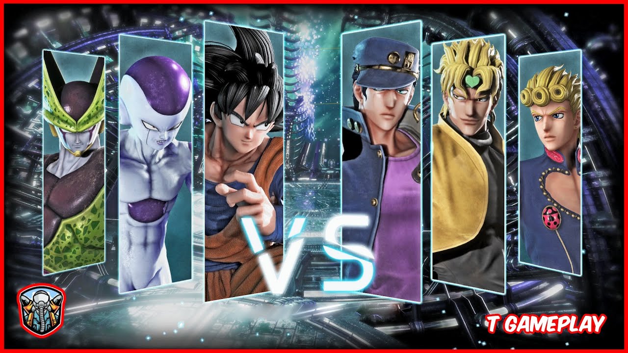 Dragon Ball Team VS JoJo Team | Jump Force - YouTube