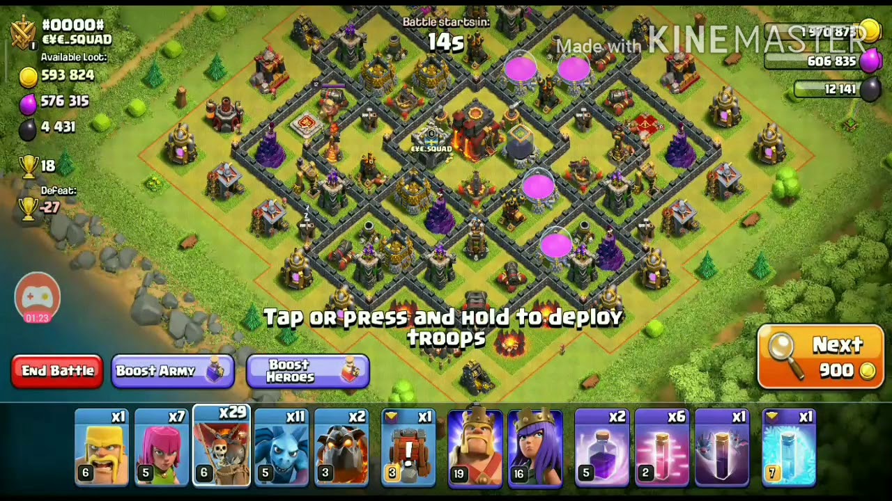 It's playing coc (Clash Of Clans) time. - YouTube