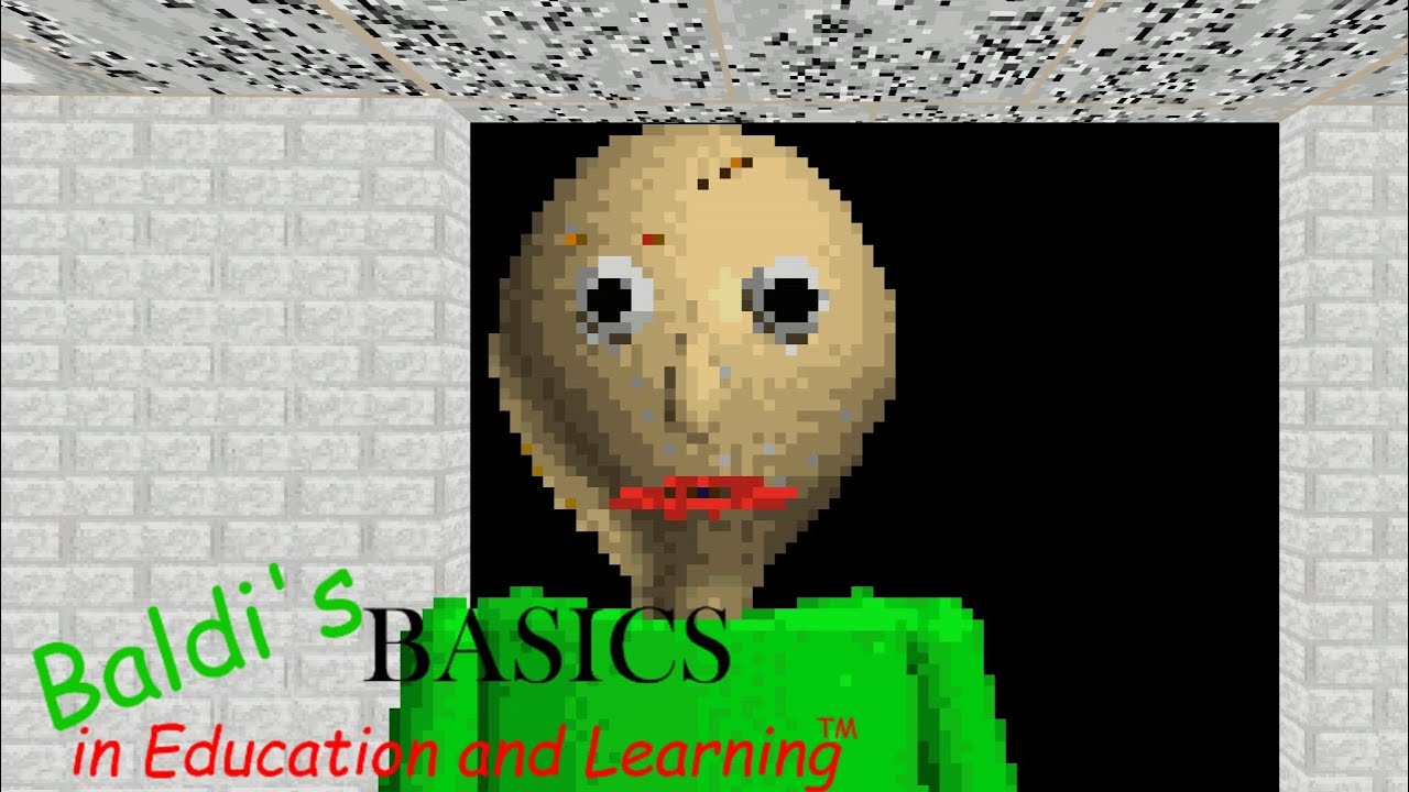 Baldi Is A Terrible Teacher!!! Baldi's Basics - YouTube