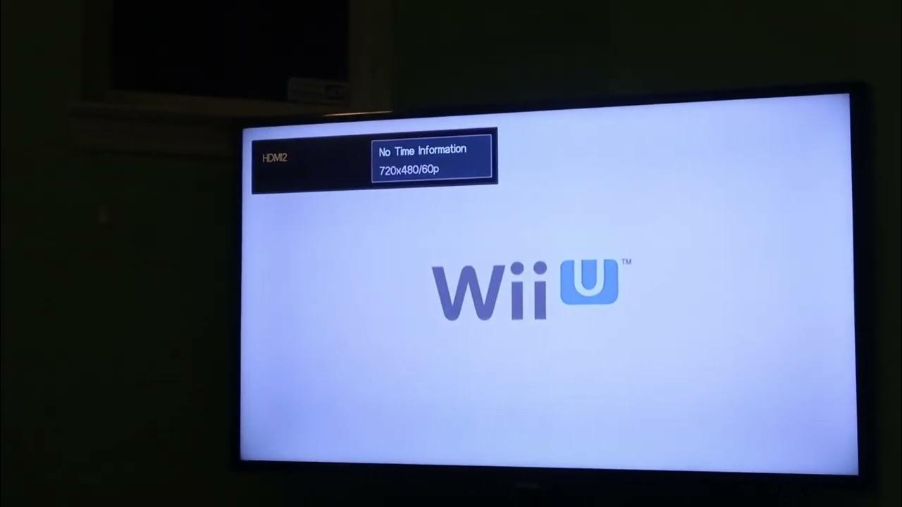 (60fps, Camera 1) Wii U Startup Sequence - YouTube