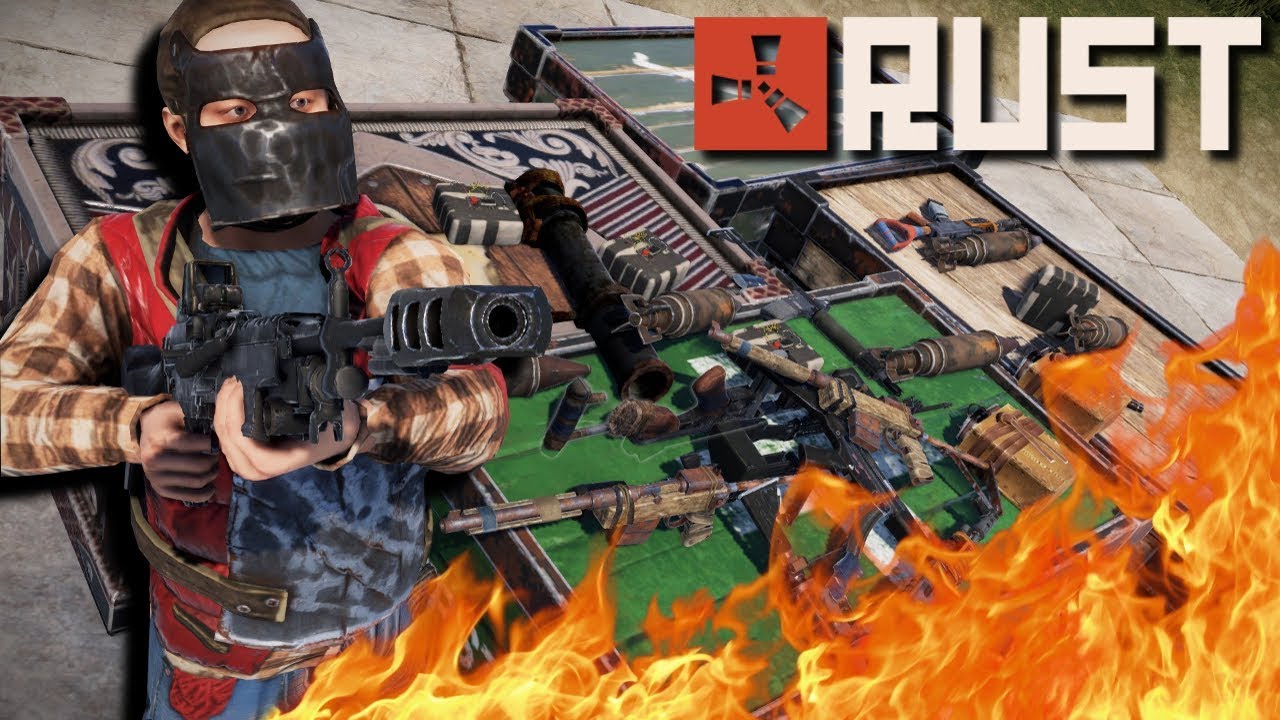 BURNING The Loot We RAIDED FOR! | Rust - YouTube