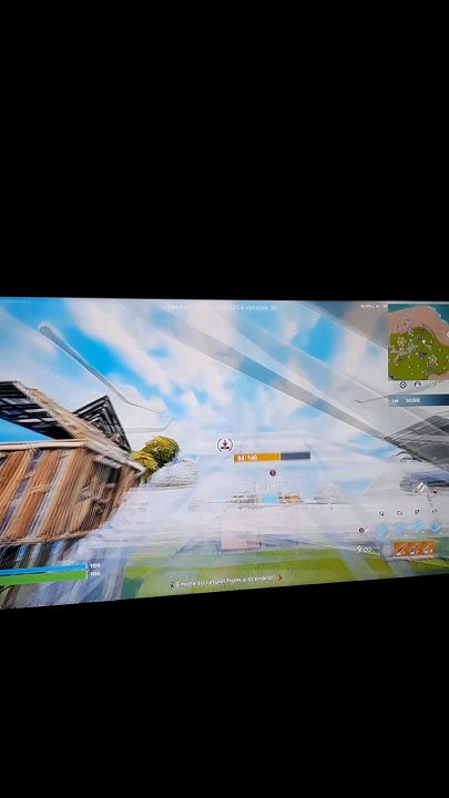 Fortnite in 1st person view - YouTube