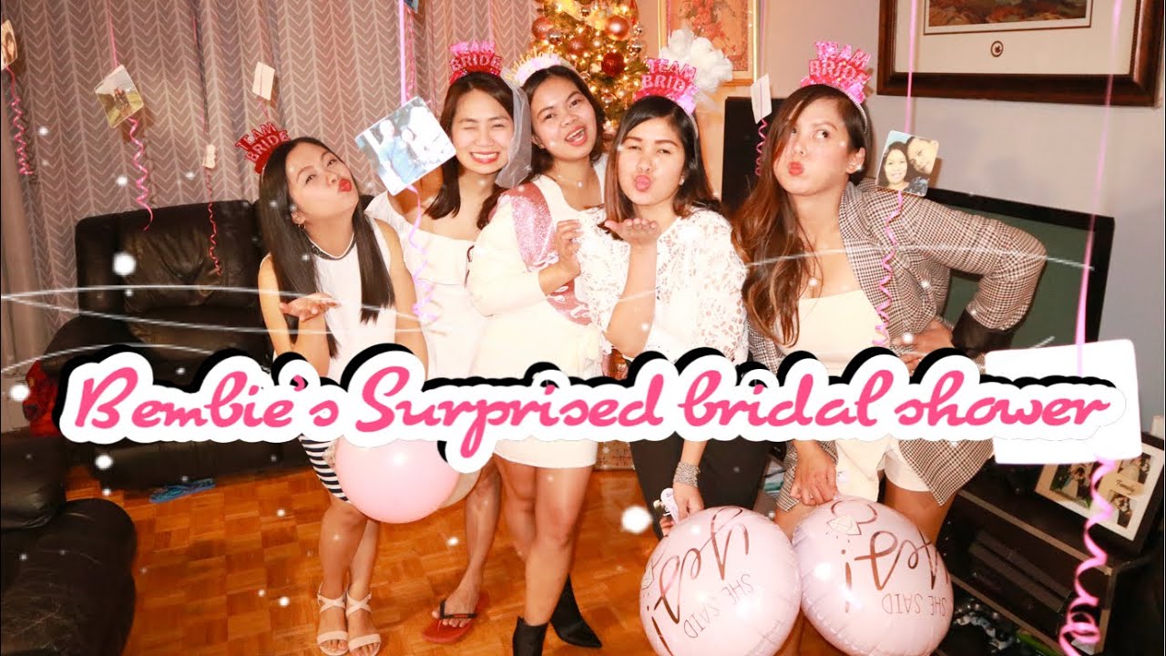 bridal shower surprised for bembie - YouTube