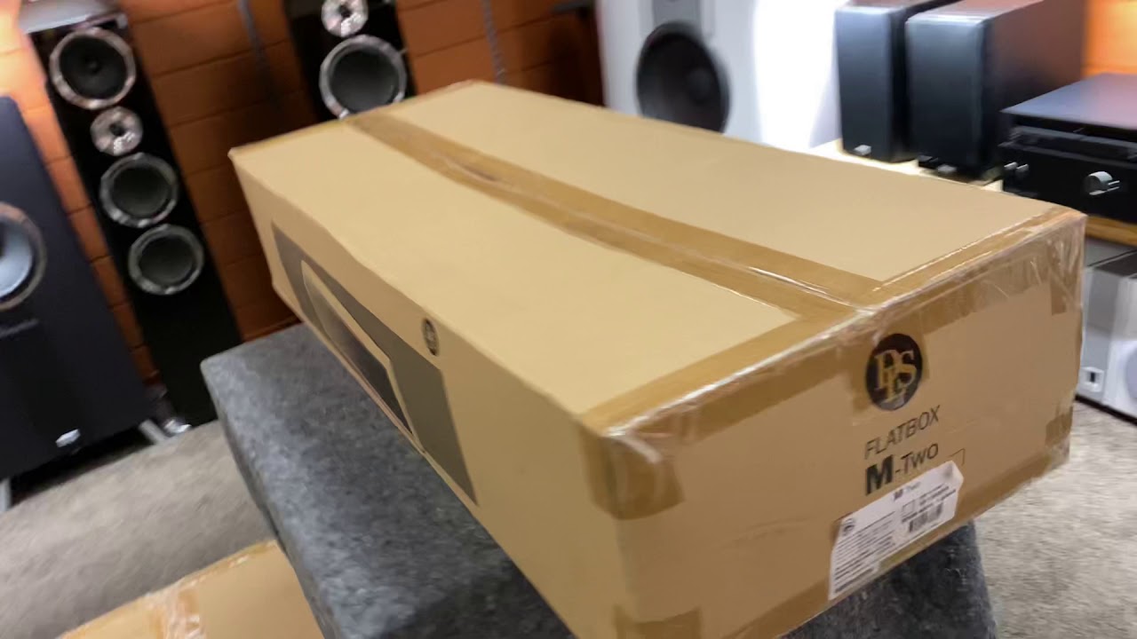 Unboxing DLS Audio Flatbox M-Two On-Wall Speakers - YouTube