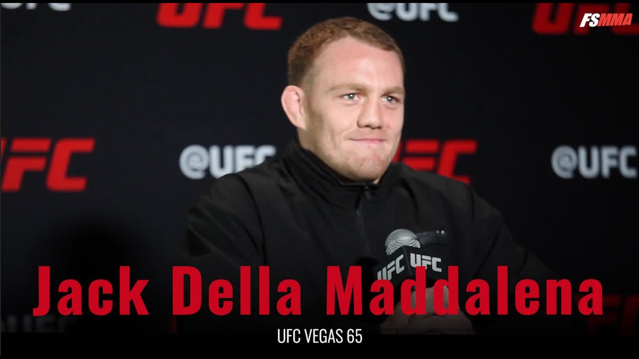 Jack Della Maddalena UFC Vegas 65 media day interview - YouTube