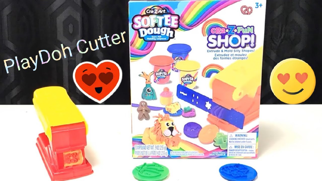 Playdoh Cutting Machine/ let's cut some playdoh - YouTube