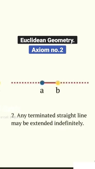 #62 Euclidean Geometry. Axiom no.2. - YouTube