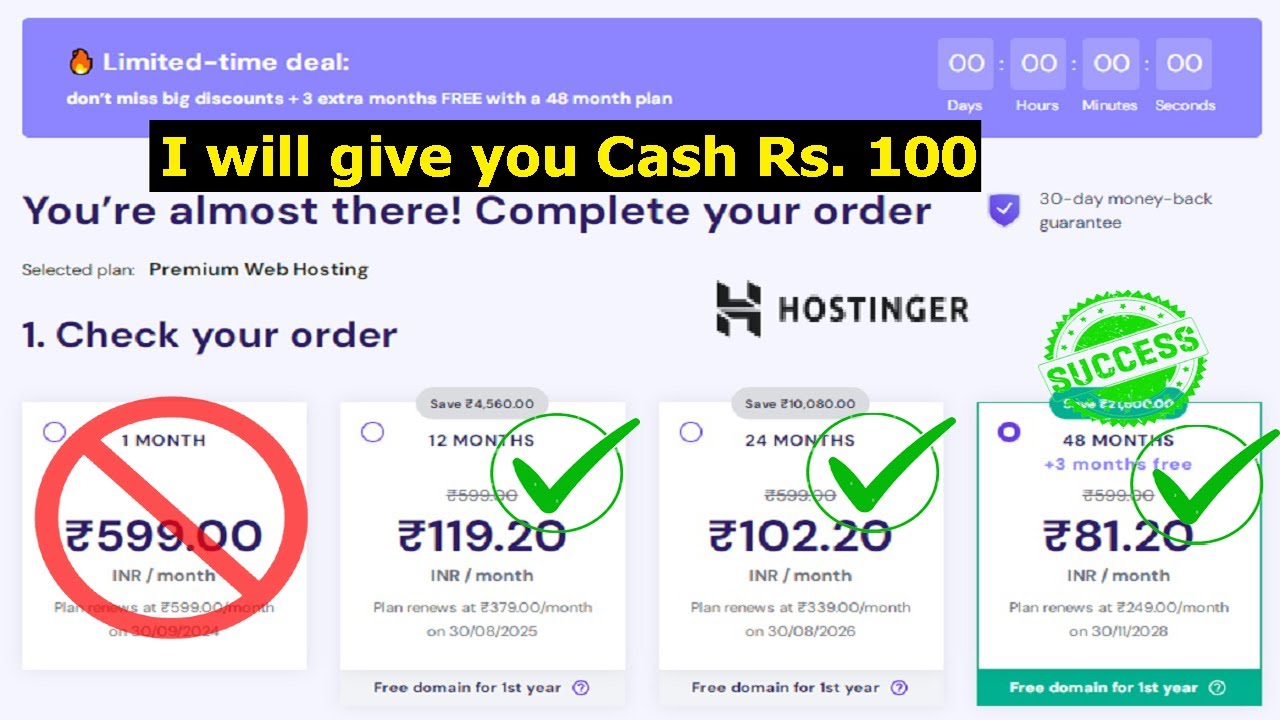 Hostinger Hosting coupon code February 2025 | Premium Web hosting Free ...