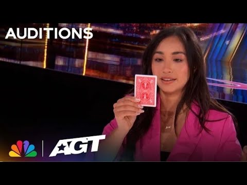 Anna DeGuzman: Magician is SHOCKED by her own MAGIC! | Auditions | AGT 2023