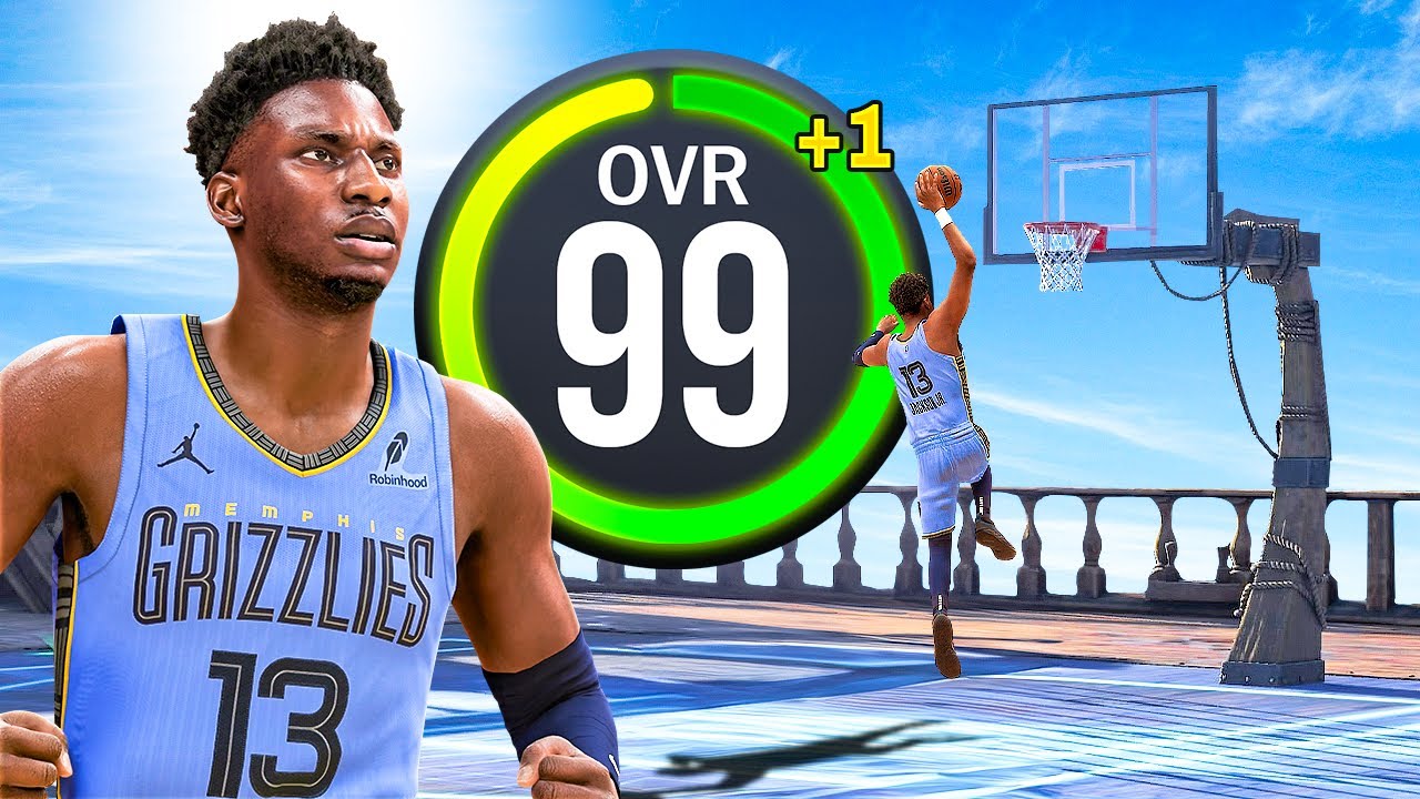 JAREN JACKSON BUT EVERY BLOCK IS +1 ATTRIBUTE UPGRADE.. BEST LOCKDOWN ...