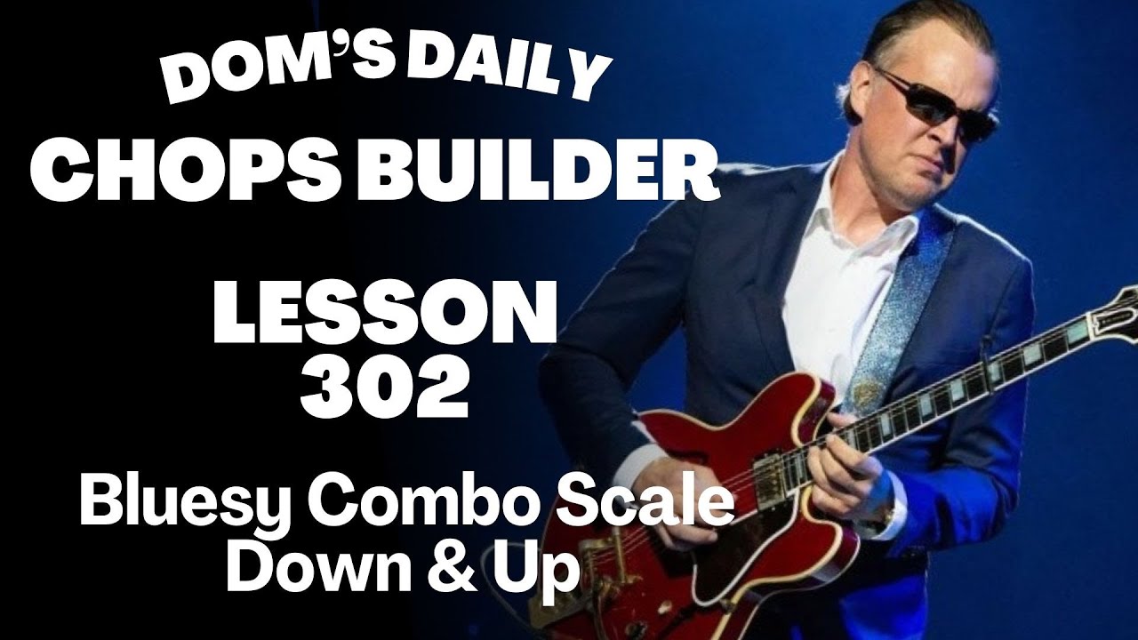Lesson 302 - Symmetrical Patterns: Bluesy Combo Scale Down & Up - YouTube