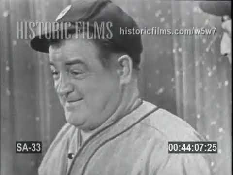 Abbott & Costello get Gold Record from Baseball Hall Of Fame and WHOS ...