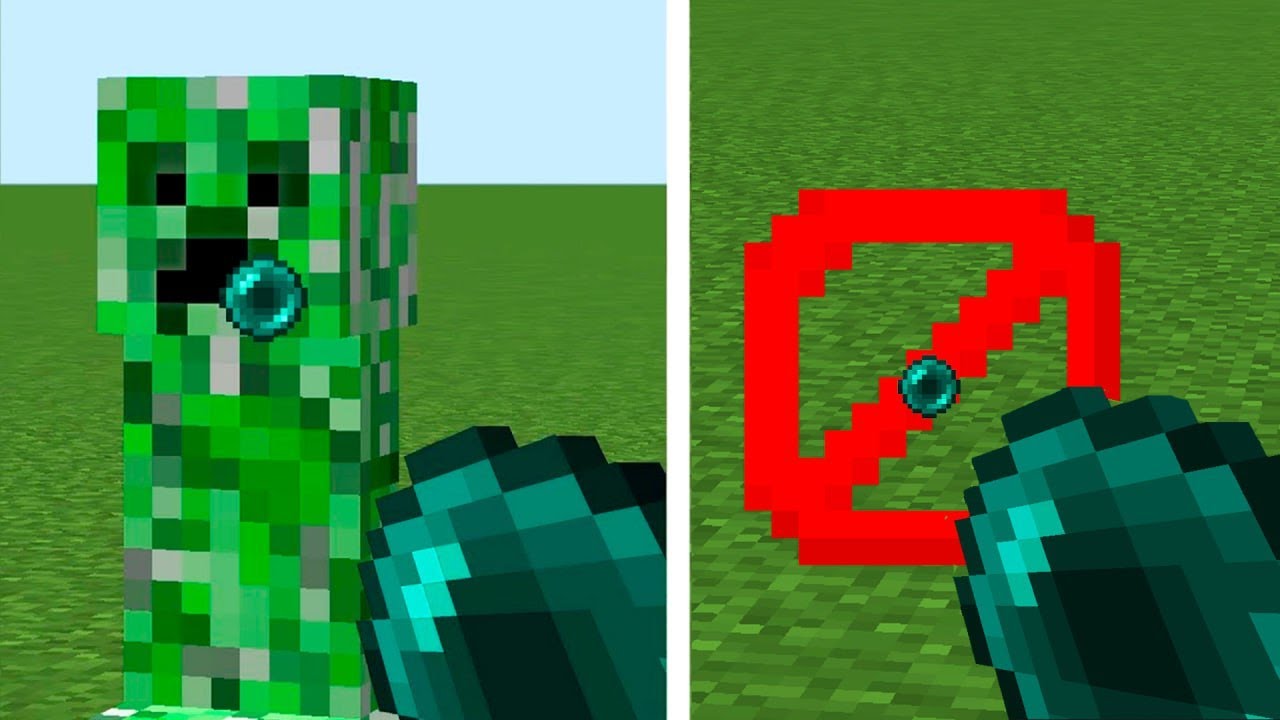 what's inside creeper? what's inside barrier? - YouTube