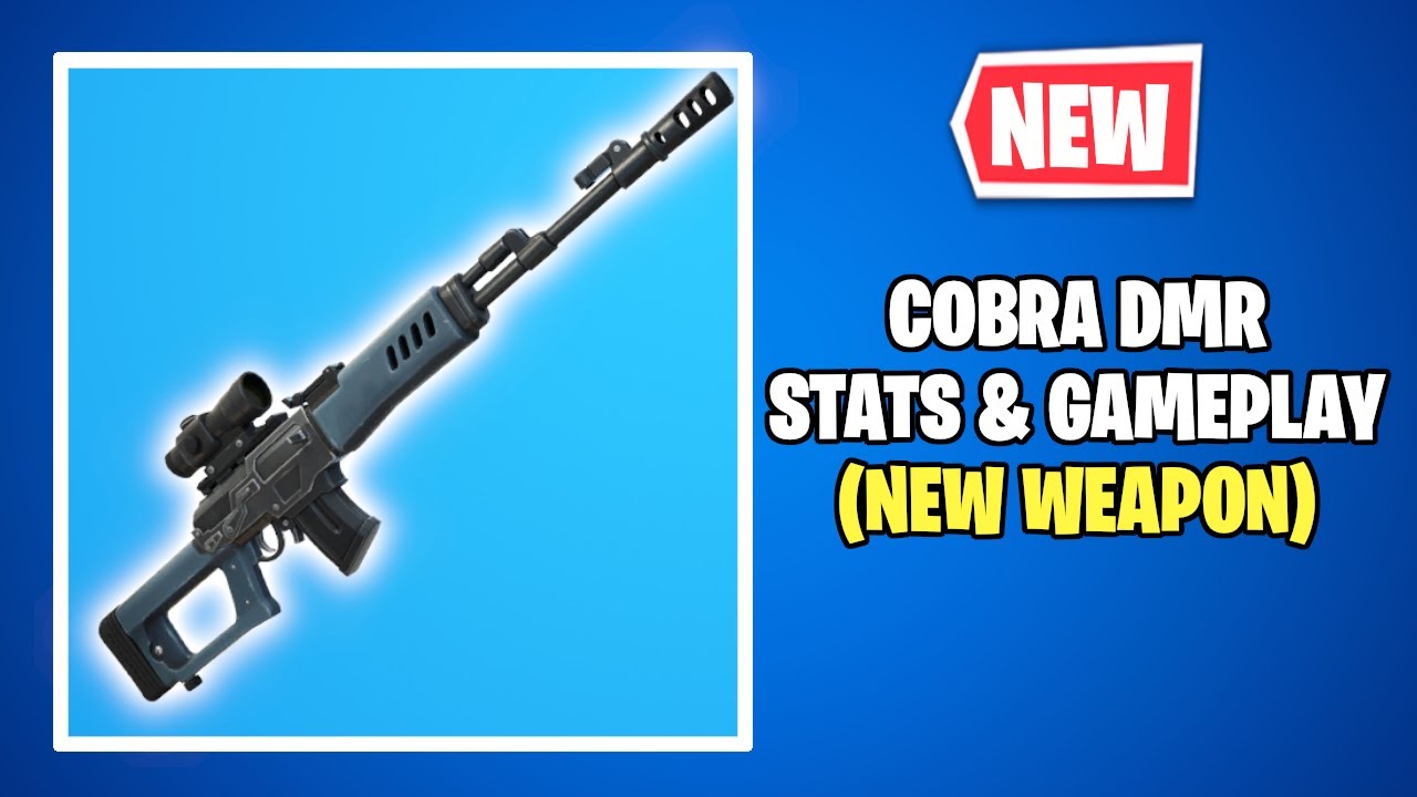 *NEW* Cobra DMR Gameplay - Fortnite New Update - YouTube