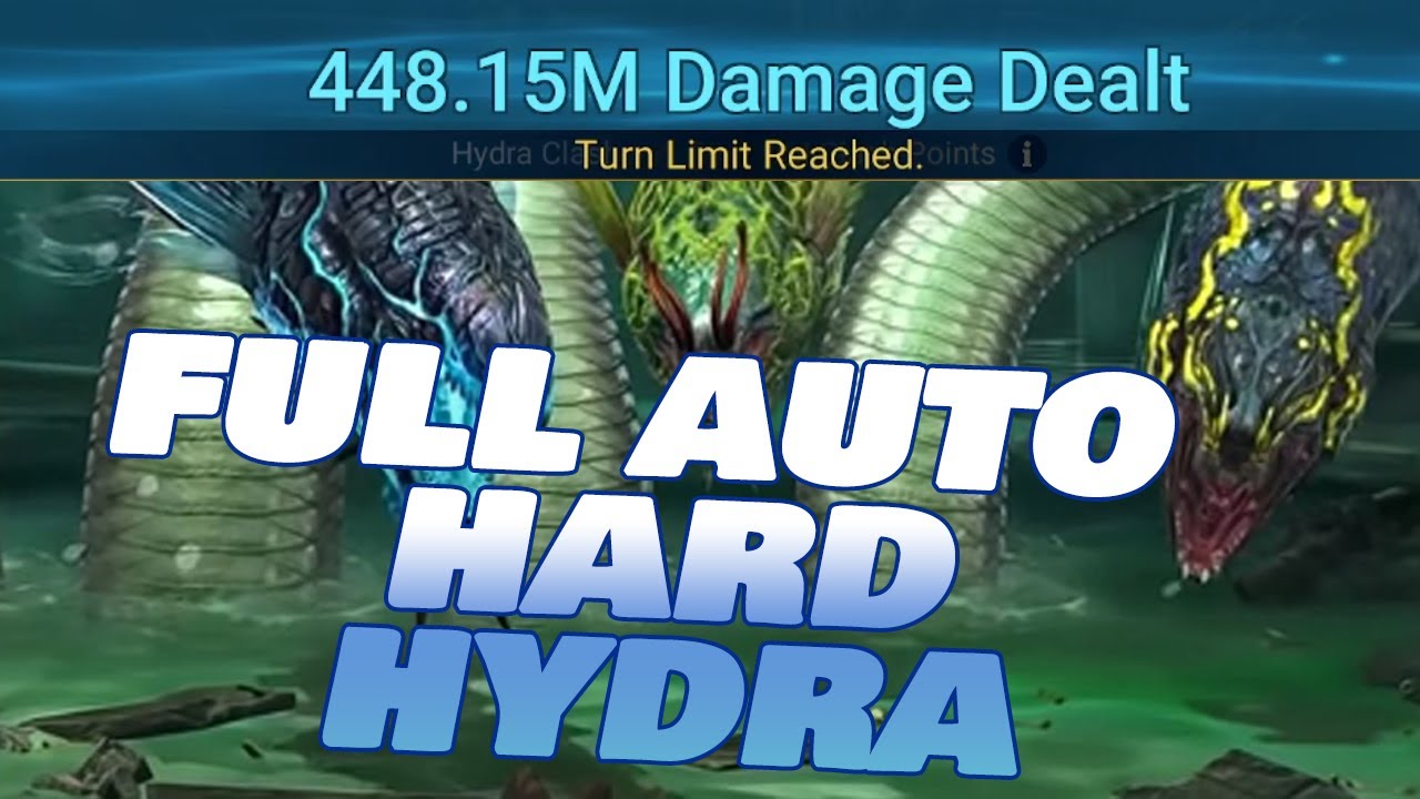MY FULL AUTO HYDRA HARD TEAM! RAID SHADOW LEGENDS - YouTube