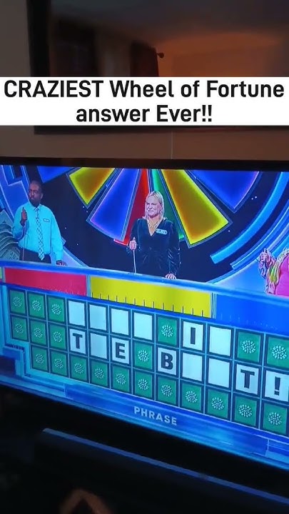 CRAZIEST Wheel of Fortune answer Ever!! - YouTube