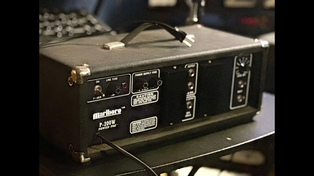 Marlboro P-200W Power Pac Amplifier - Cigarette company wants to rock ...