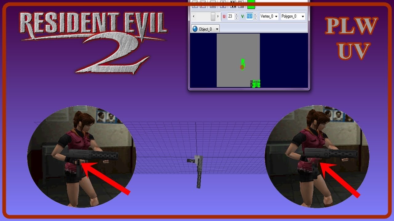 Resident Evil 2 (1998) - Hand UV Remapping | PLW File - YouTube