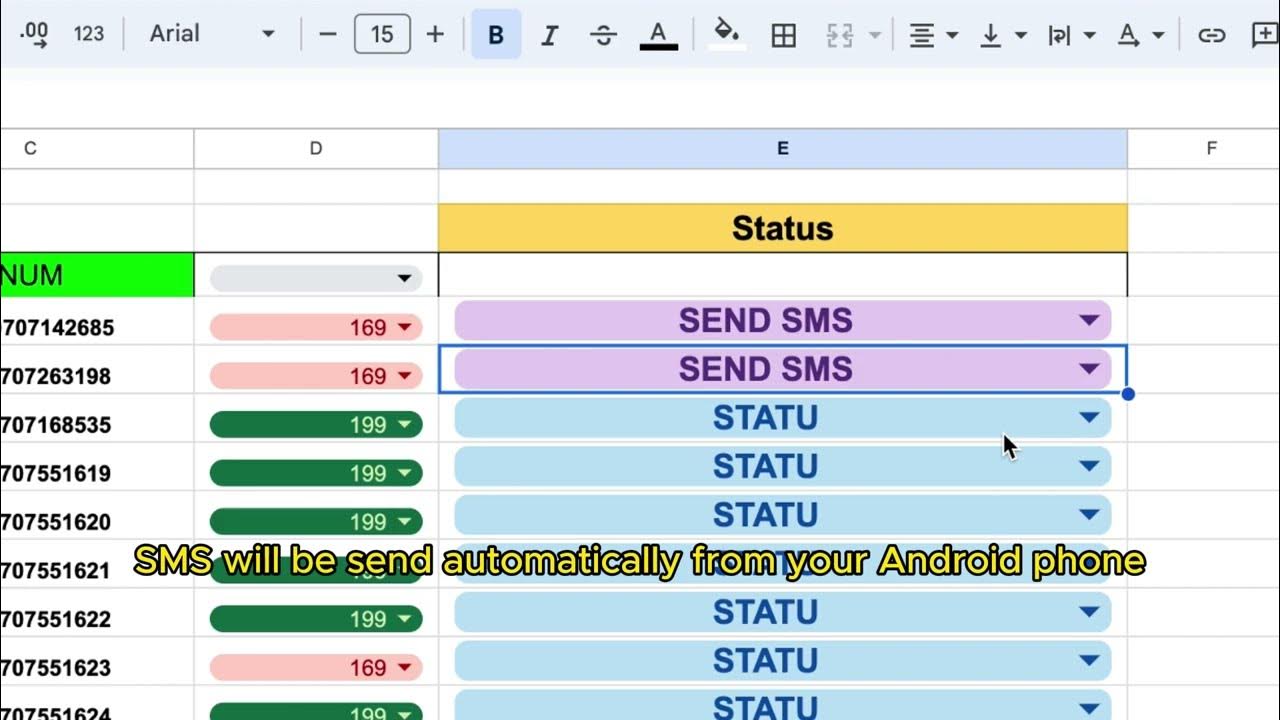 How to Send SMS from Google Sheets - Automatically - YouTube
