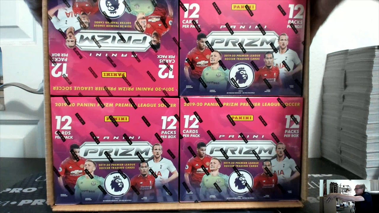 2019-20 PANINI ENGLISH PREMIER LEAGUE EPL PRIZM SOCCER 60 BOX 5 CASE ...