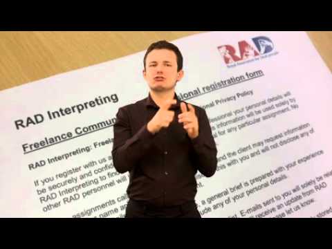 Royal Association for Deaf people (RAD): Register with us - YouTube
