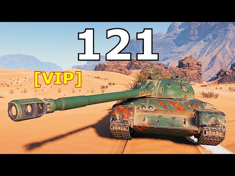 World of Tanks 121B - 1 vs 5 On Cat River - YouTube