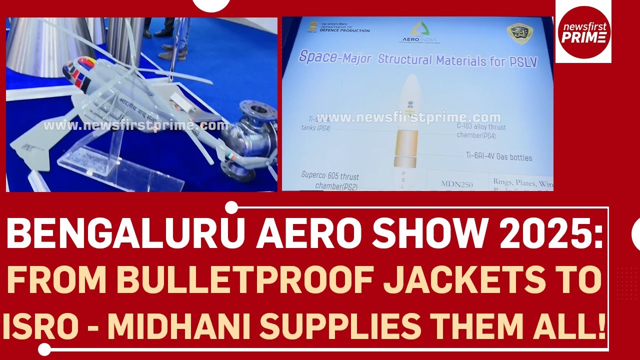 Bengaluru Aero Show: From bulletproof jackets to ISRO - MIDHANI ...