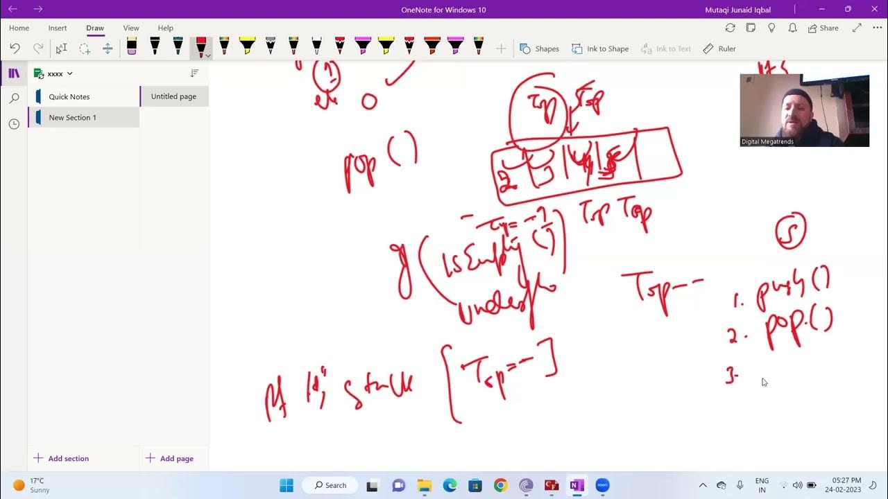 19. Data Structure in C : Stack Operation and Application(CONCEPT AND PROGRAM) - YouTube