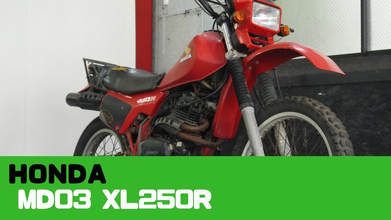 HONDA MD03 XL250R 参考動画 - YouTube