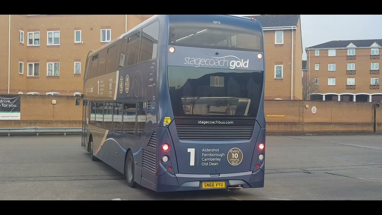 Here is the stagecoach Gold 10773 in Aldershot Tuesday 14 March 2023 ...
