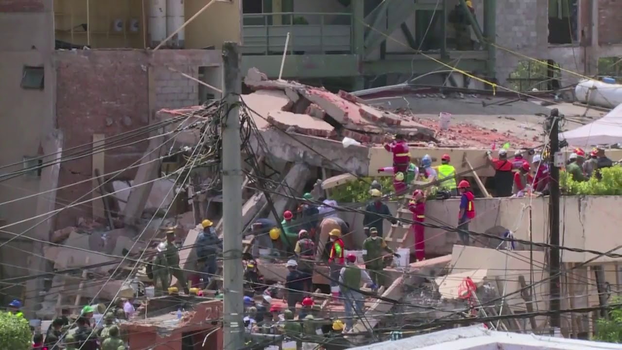 Mexico; 'Nobody Came Out' Says Witness Of Building Collapse - YouTube