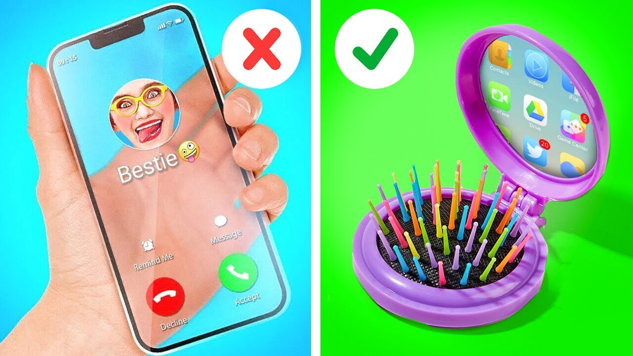 ULTIMATE PHONE HACKS |Upgrading Your Phone with DIY Accessories That ...