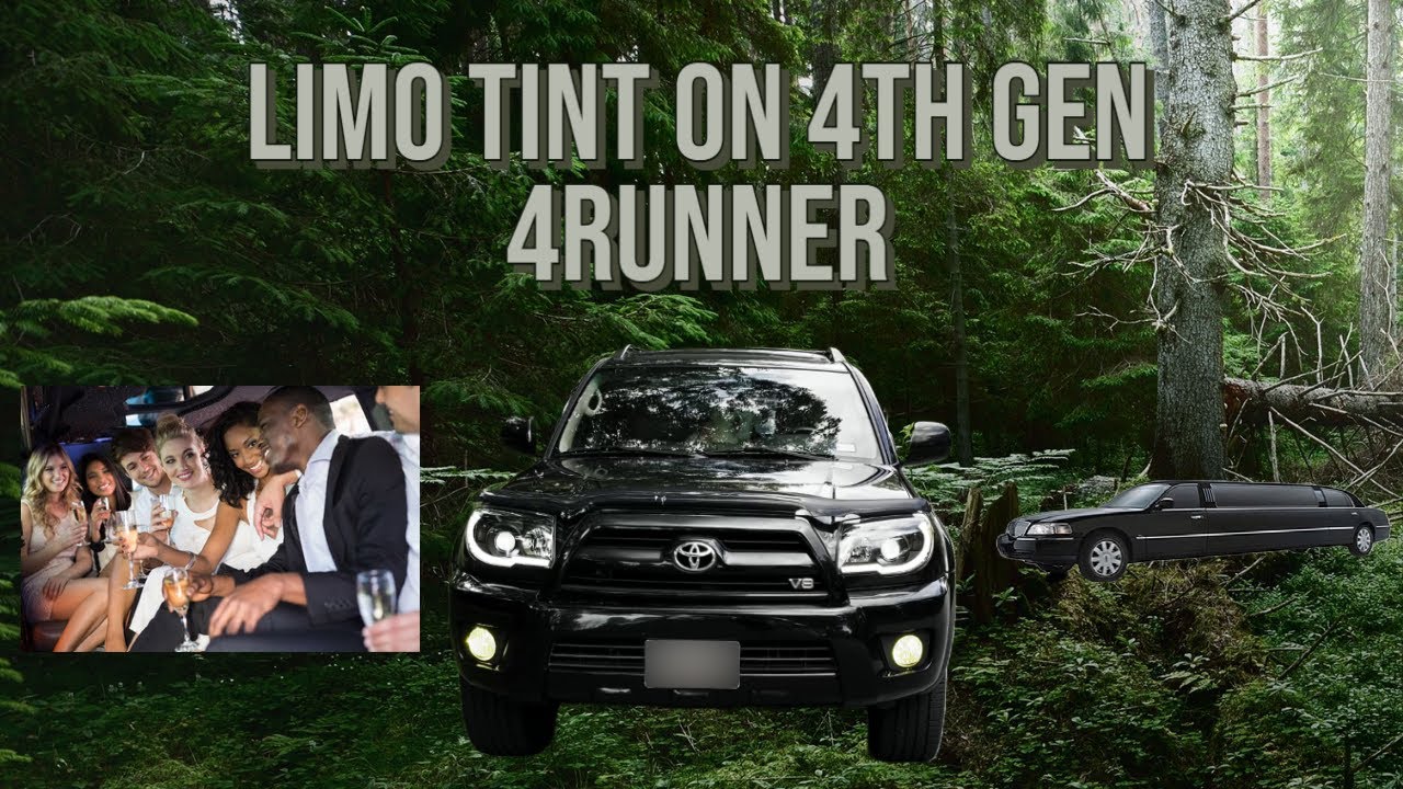 Turn Your 4Runner Into a Limo - Window Tint DIY - YouTube