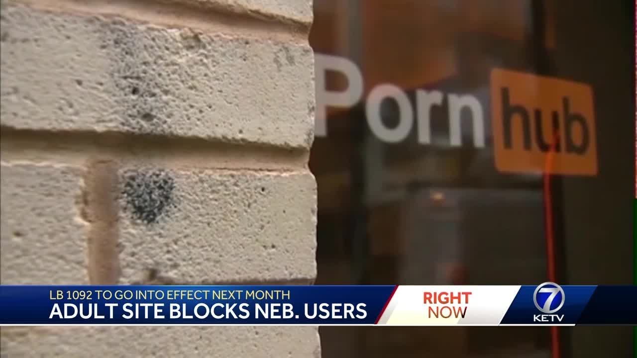 Adult site blocks Neb. users: LB 1092 to go into effect next month - YouTube