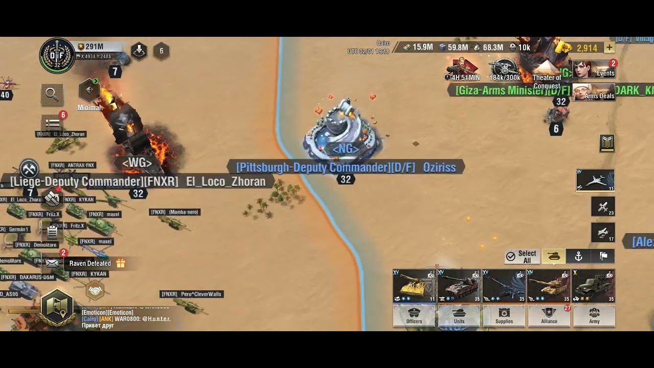 Warpath mobile DF vs FNXR part 2 - YouTube